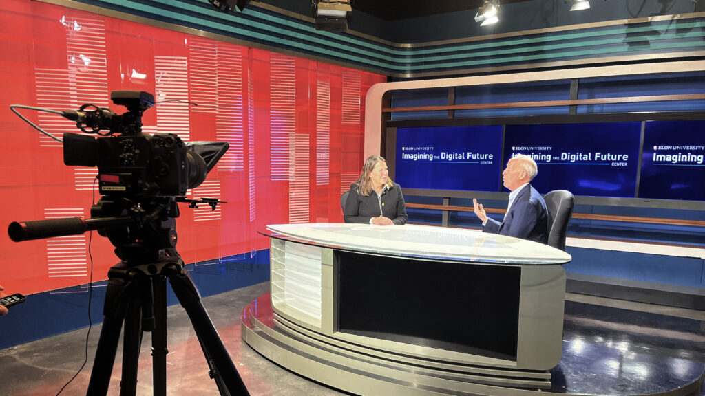 Lee Rainie and Elon President Connie Book discuss Imagining the Digital ...