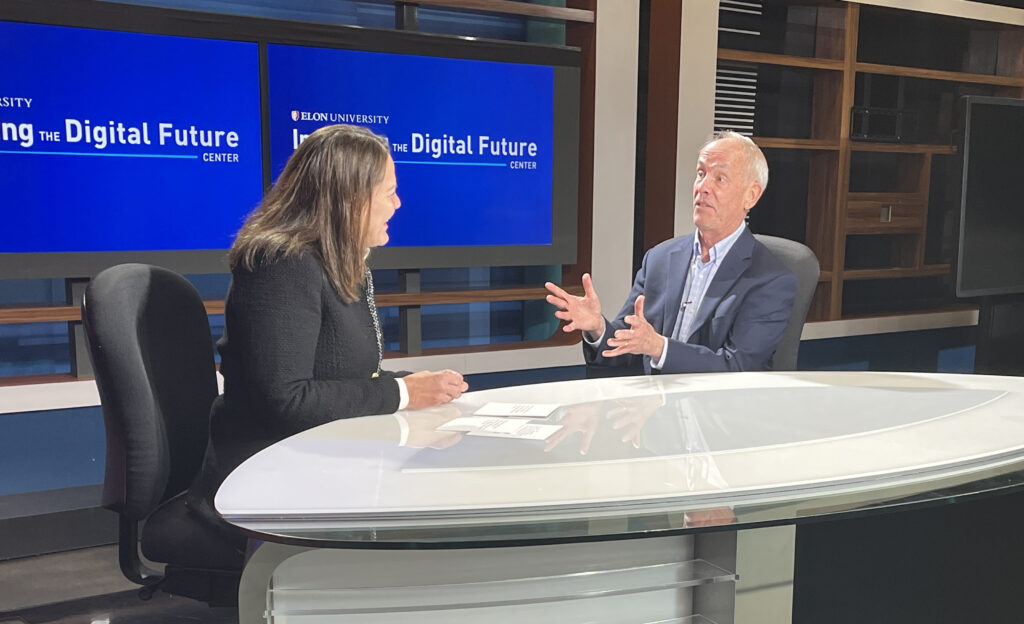 Imagining the Digital Future Center Director Lee Rainie discusses the 'AI 2040' report with Elon ...